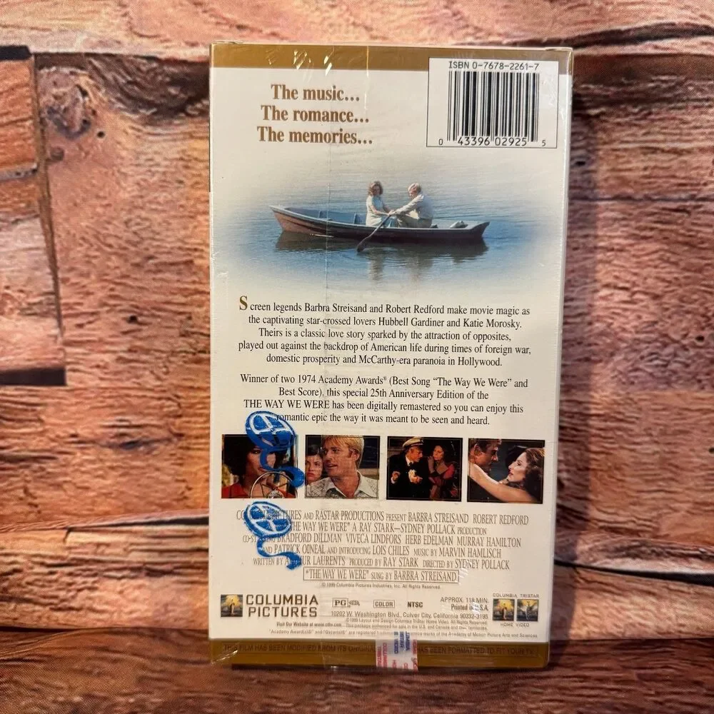 Media | The Way We Were Vhs 1974 25th Anniversary Barbra Streisand ...
